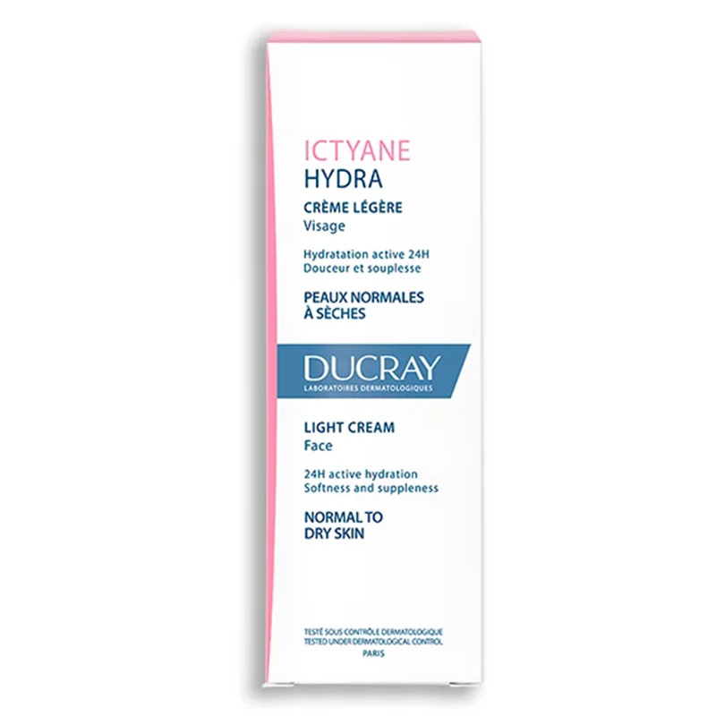 DUCRAY ICTYANE HYDRA CREME LEGERE PEAUX NORMALES A SECHES 40ML – Fourpharma